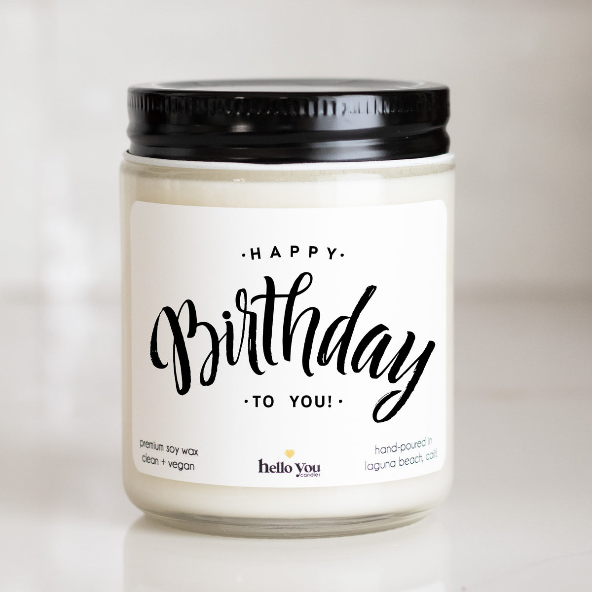 Happy Birthday To You - Personalized Candle Gift – hello-you-candles