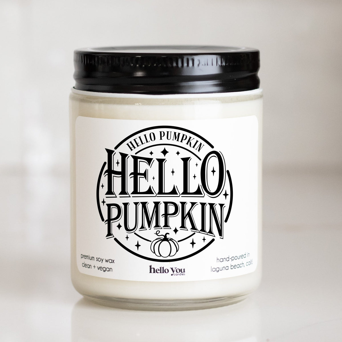 Hello Pumpkin - Halloween Candle – hello-you-candles